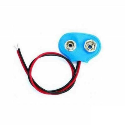 Battery Connector Clip Socket 9V (Blue) - Tskemarket