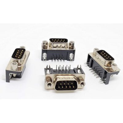 DB9 Male Right Angle PCB Mount Connector - Tskemarket