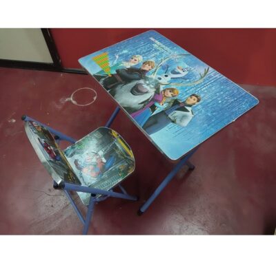 Kids Cartoon Design Study Table and Chair - Tskemarket