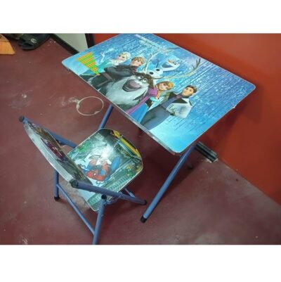 Kids Cartoon Design Study Table and Chair - Tskemarket