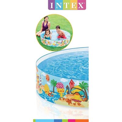 INTEX Kids Babies Round Inflatable Swimming Pool (58477) - Tskemarket