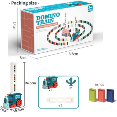 Domino Electric Train Building And Stacking Toy Blocks (0081) - Tskemarket