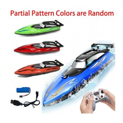 Kids Toy 2.4GHz Waterproof Model Electric Racing Speedboat RC Boat ...