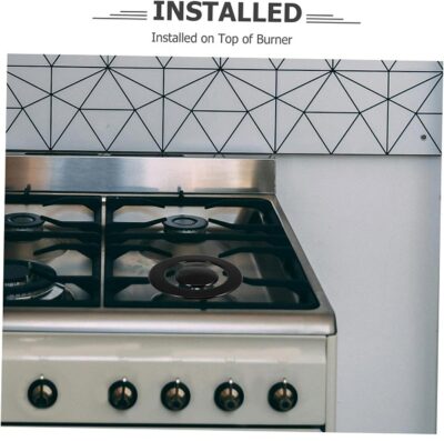 Gas Stove Burner Cap Stovetop Protector Replacement Flame Cap Cover ...