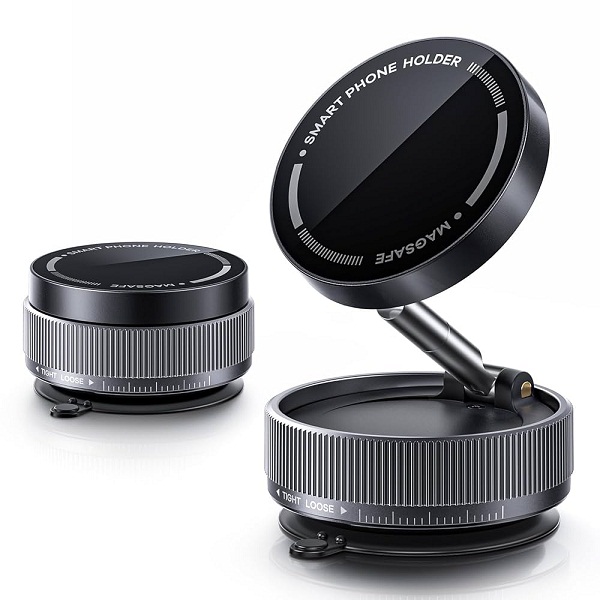 K10A Magsafe 360° Adjustable Car Navigation Bracket Vacuum Suction Cup ...