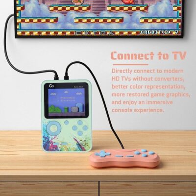 Mini Handheld Game Player Built-in 500 Classic Retro Games Portable ...