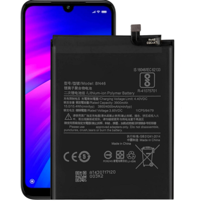 Xiaomi Redmi Note 8T Mobile Phone Battery (BN46) - Tskemarket