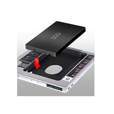 HDD Caddy 9.5mm-2.5" SATA 3.0 DVD Adapter Hard Drive SSD Enclosure CD ...